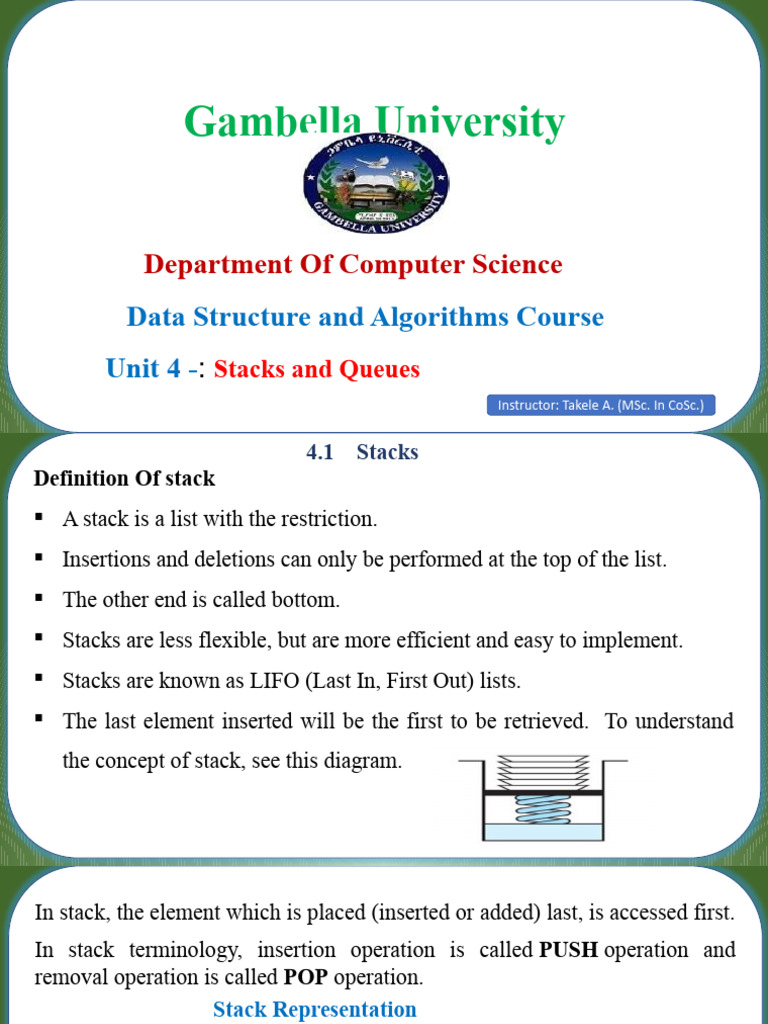 Data Structure Unit 4 PPT Csc3 WND | Download Free PDF | Queue (Abstract Data Type) | Computer ...