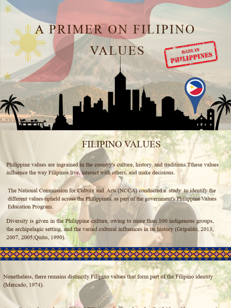 A Primer in Filipino Values | PDF | Psychological Resilience | Family