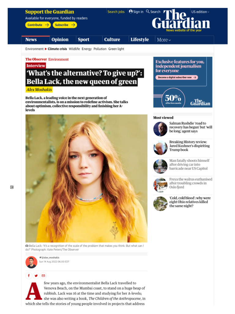 Bella Lack Activist | PDF