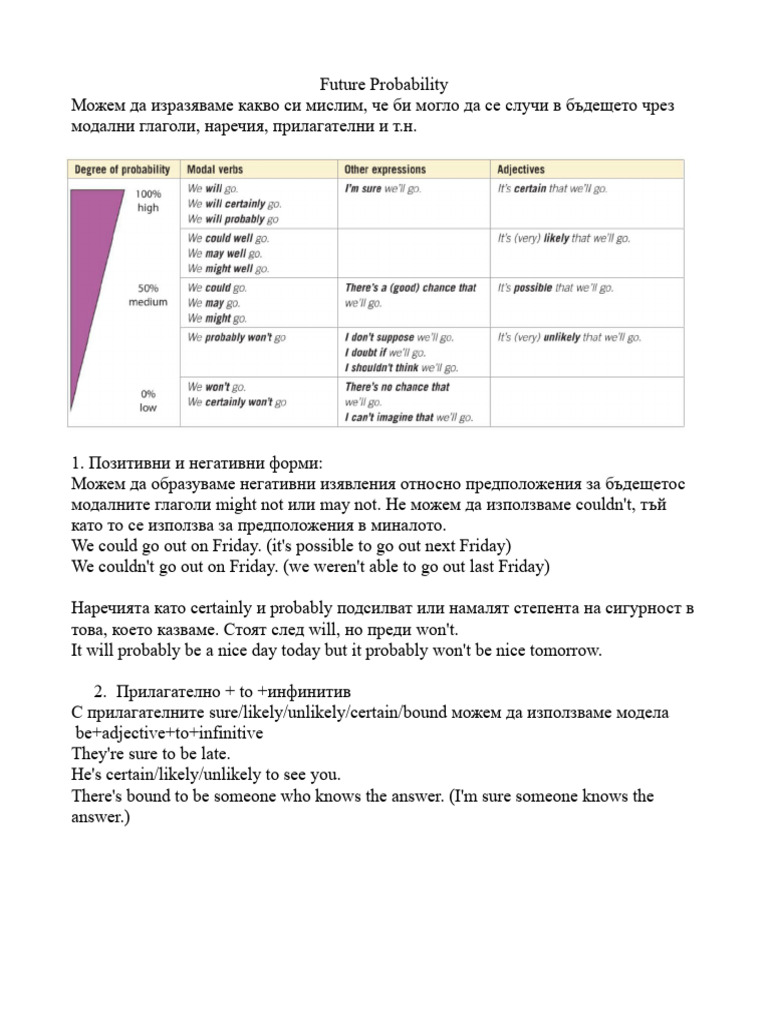 Future Probability | PDF