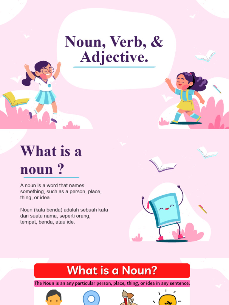 Noun, Verb, & Adjective Materi | PDF