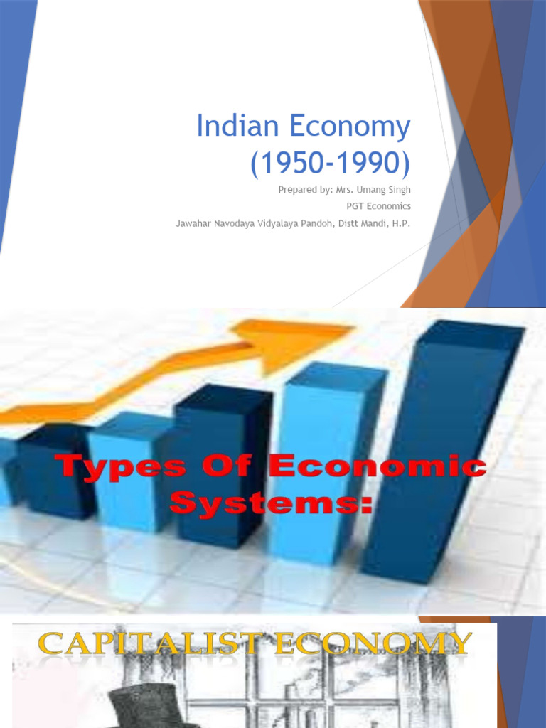 Indian Economy 1950-1990 Overview | PDF