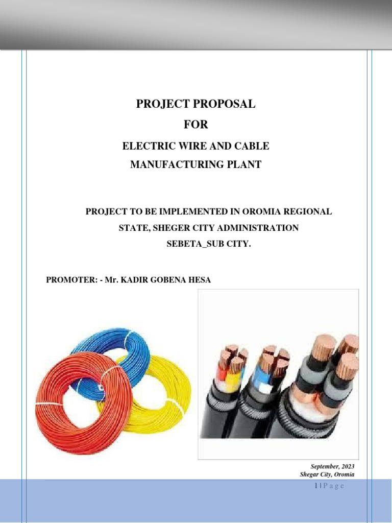 Electric Wire and Cable Manufacturing | PDF | Wire | Electrical Grid