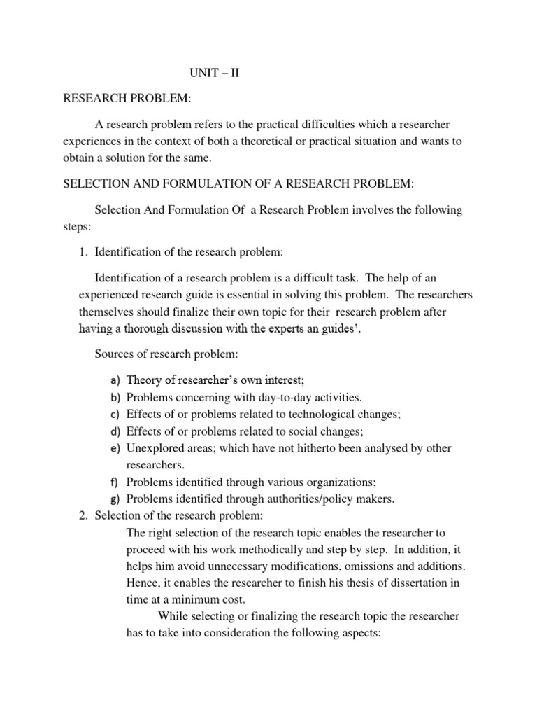 RM Unit 2 | Download Free PDF | Hypothesis | Statistics
