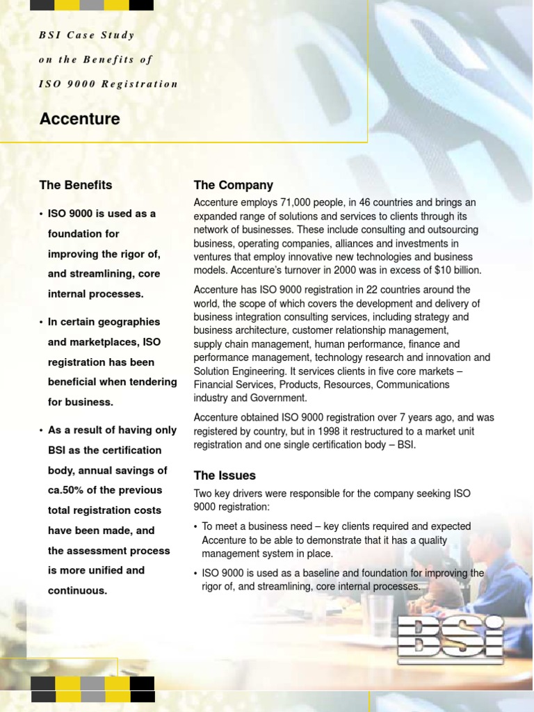 Accenture | PDF | Iso 9000 | Quality Management