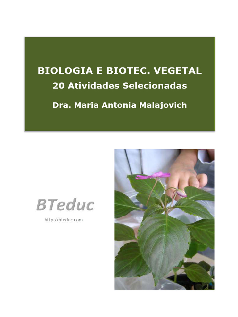 BIOLOGIA E BIOTEC VEGETAL 20 Atividades | PDF | Agricultura | Biodiversidade