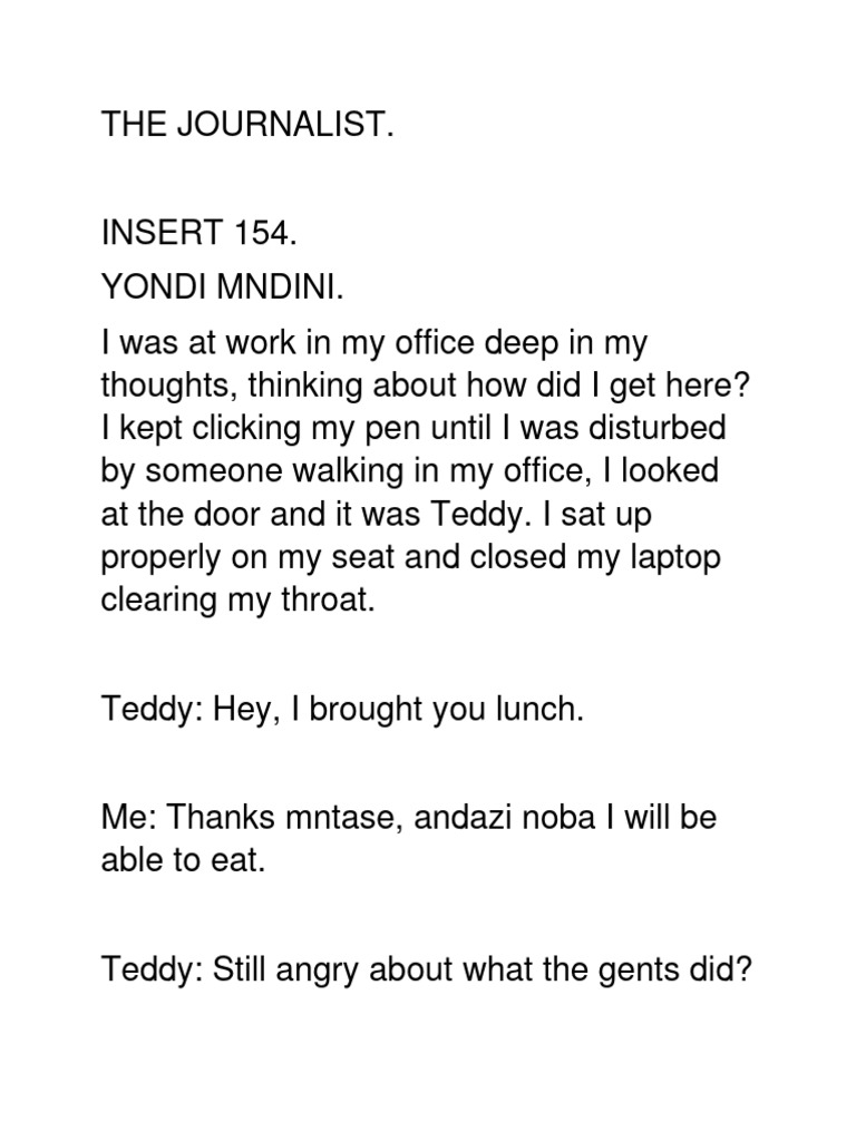 The Journalist 2 | PDF