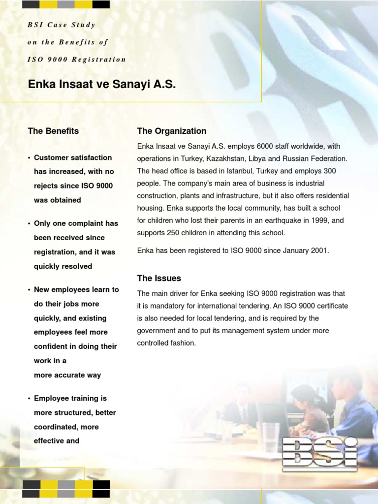Enka Insaat | PDF | Iso 9000 | Quality Management
