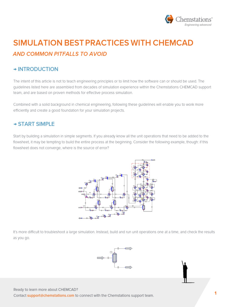 Chemstations - Simulation Best Practice With Chemcad | PDF | Phase (Matter) | Simulation