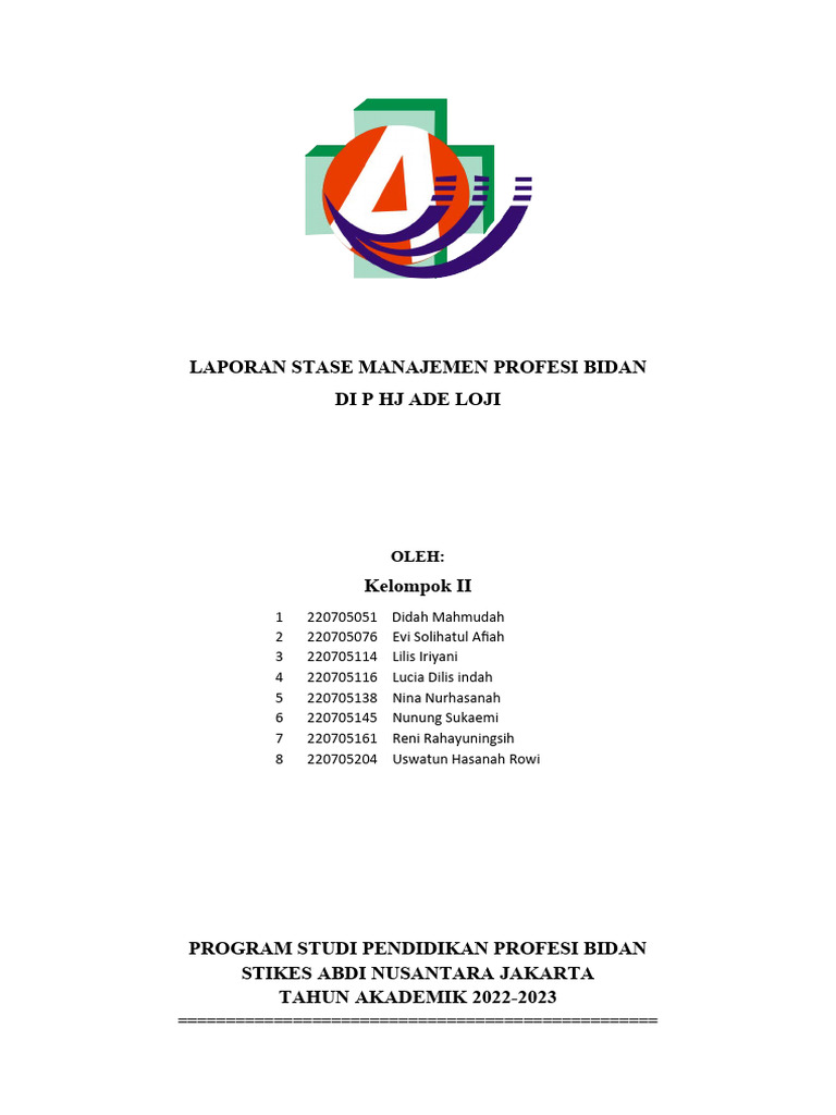 PMB Bidan HJ Ade | PDF