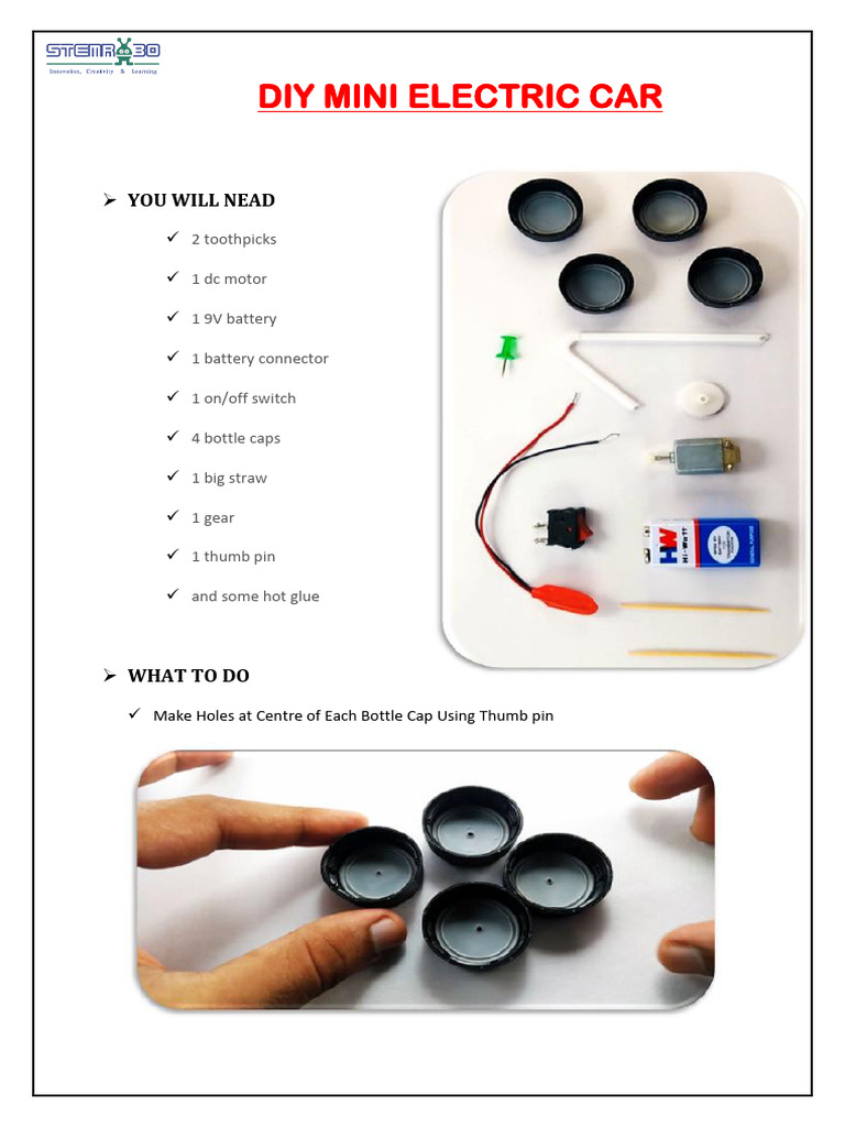 DIY Mini Electric Car Project Guide | PDF