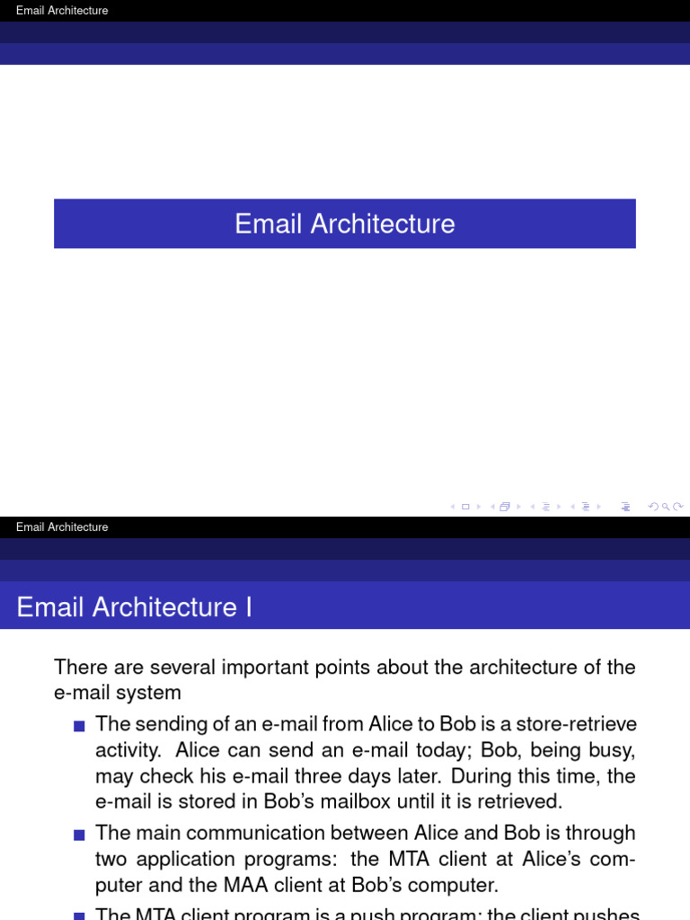 03 Email Architecture | PDF | Public Key Cryptography | Cryptography