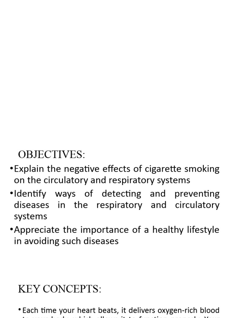 Effects of Smoking on Health Systems | PDF | Respiratory Diseases ...