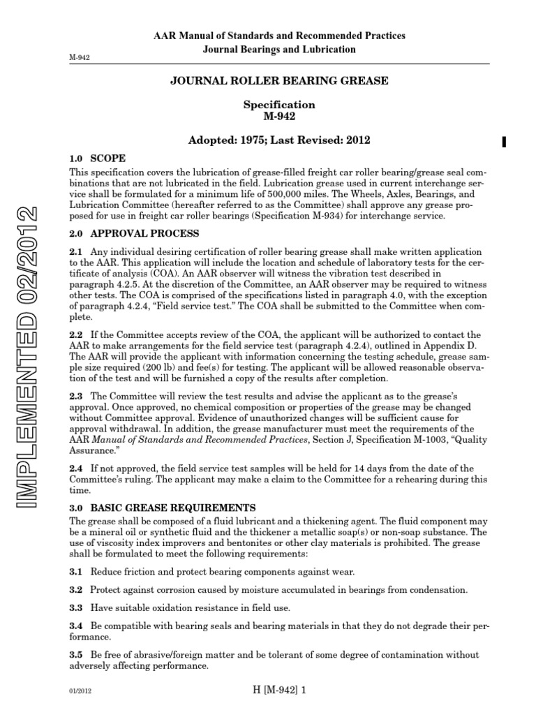 AAR - Manual-Of-Standards-And-Recommended-Practices | Download Free PDF | Bearing (Mechanical ...