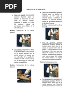 Pruebas de Inestabilidad del Hombro | PDF | Hombro | Codo