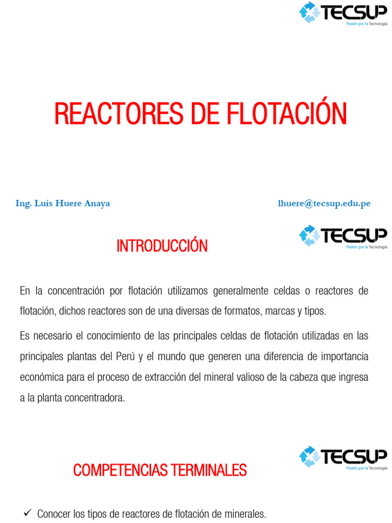 Tipos y Características de Celdas de Flotación | PDF | Espuma ...