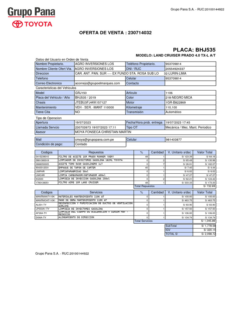 BHJ-535 110 Mil KM | PDF | Tecnologías automotrices | Transporte