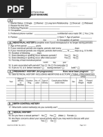 Ob History Form Sss | PDF | Childbirth | Pregnancy