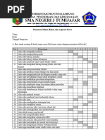 Contoh Tes Minat dan Bakat Siswa | PDF