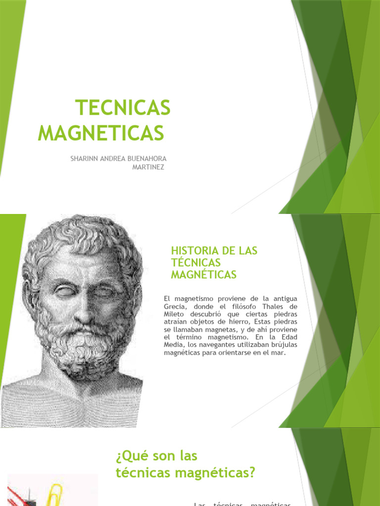 Técnicas Magnéticas: Historia y Métodos | PDF | Magnetismo | Campo ...
