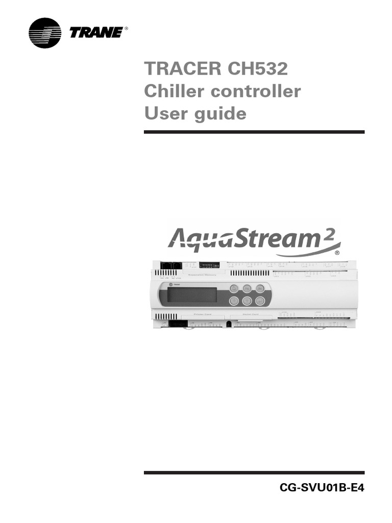 Tracer Ch532 Chiller Controller User Guide: CG-SVU01B-E4 | Download Free PDF | Menu (Computing ...