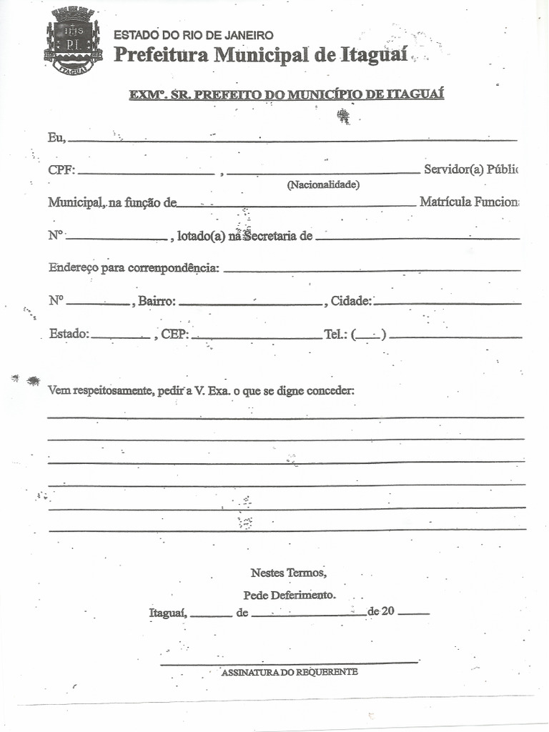 Formulário para Processo PMI | PDF