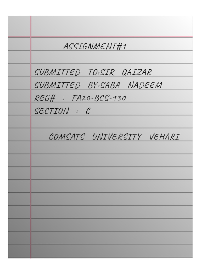 Assgn#1 Asmbly | PDF