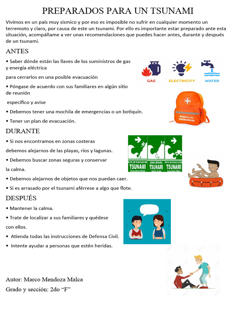 Tsunamis | PDF | Estudios de idiomas extranjeros