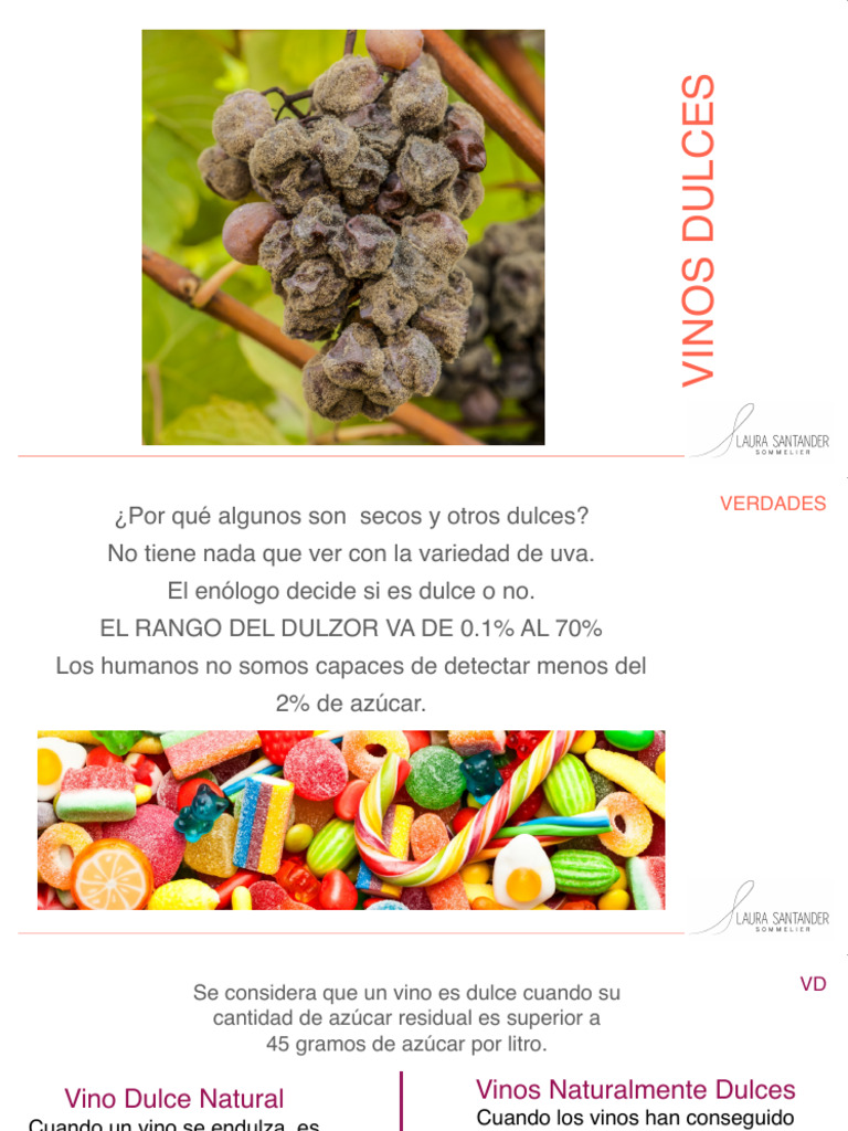 Vinos Dulces | PDF | Vino | Uva