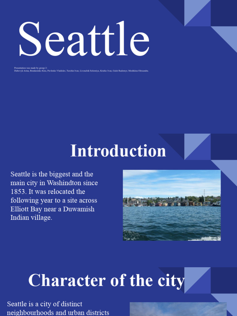 Seattle Original | PDF