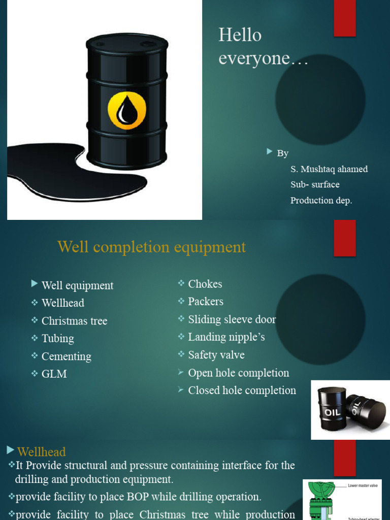 Well Completion Equipment Overview | PDF | Casing (Borehole ...