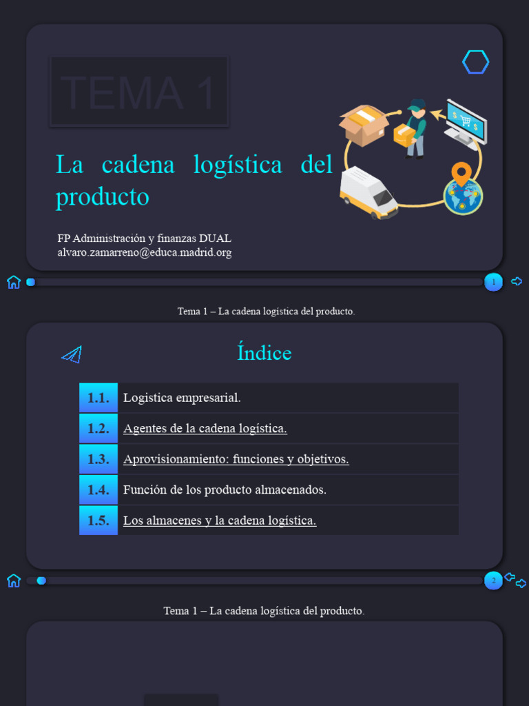 Logística - Tema 1 | PDF | Logística | Almacén