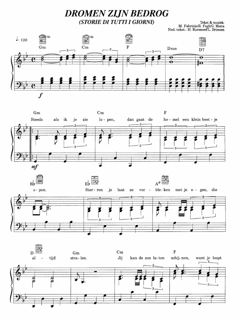 Marco Borsato - Dromen Zijn Bedrog | PDF