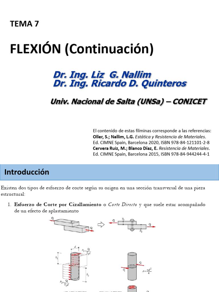 Cap 7 (2) - Flexión Simple | PDF | Viga (Estructura) | Esfuerzo cortante