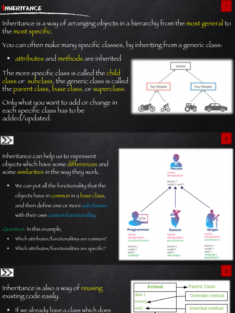 L03 Inheritance and Polymorphism | PDF | Inheritance (Object Oriented ... L03 Inheritance and Polymorphism | PDF | Inheritance (Object Oriented ...
