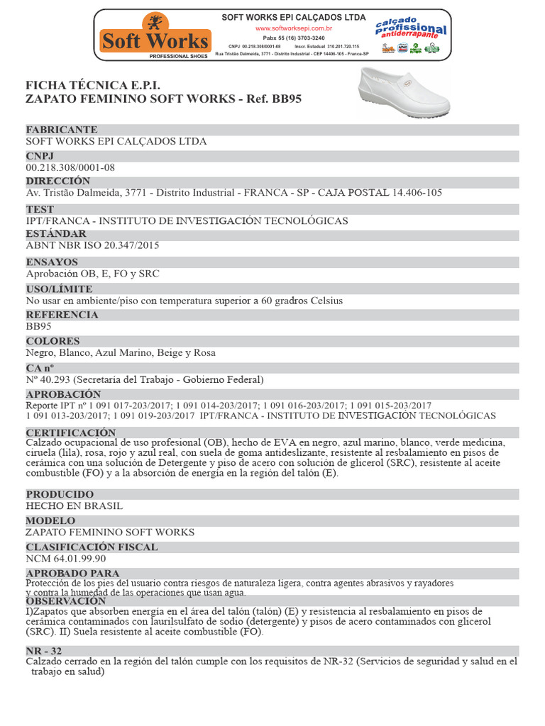 Fichas Técnicas BB95.esp - Compressed | PDF | Antimicrobiano | Agua
