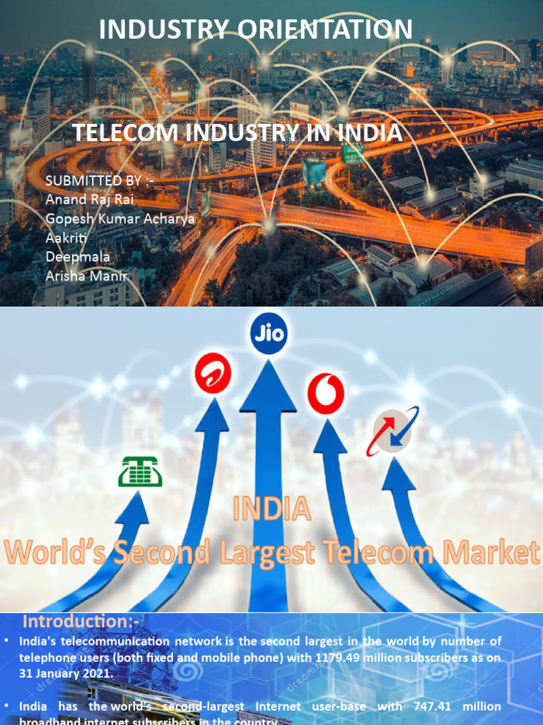 Telecom Industry in India | PDF | Economy Of India | Information And ...