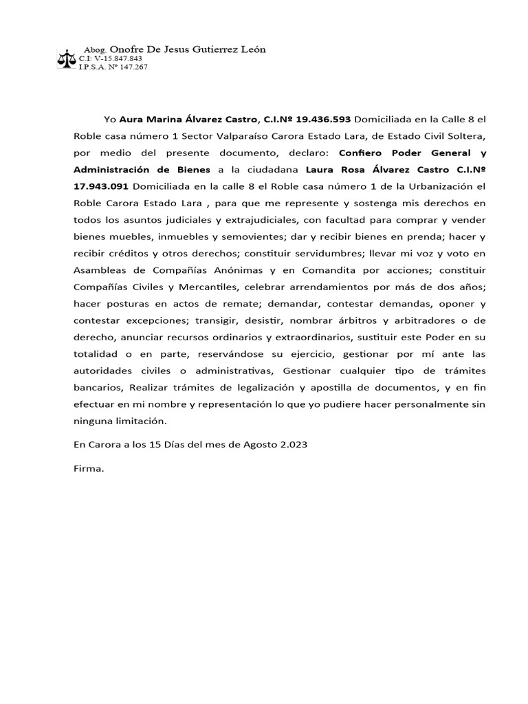 ONOFRE LEON GUTIERREZ Impre | PDF | Gobierno | Justicia