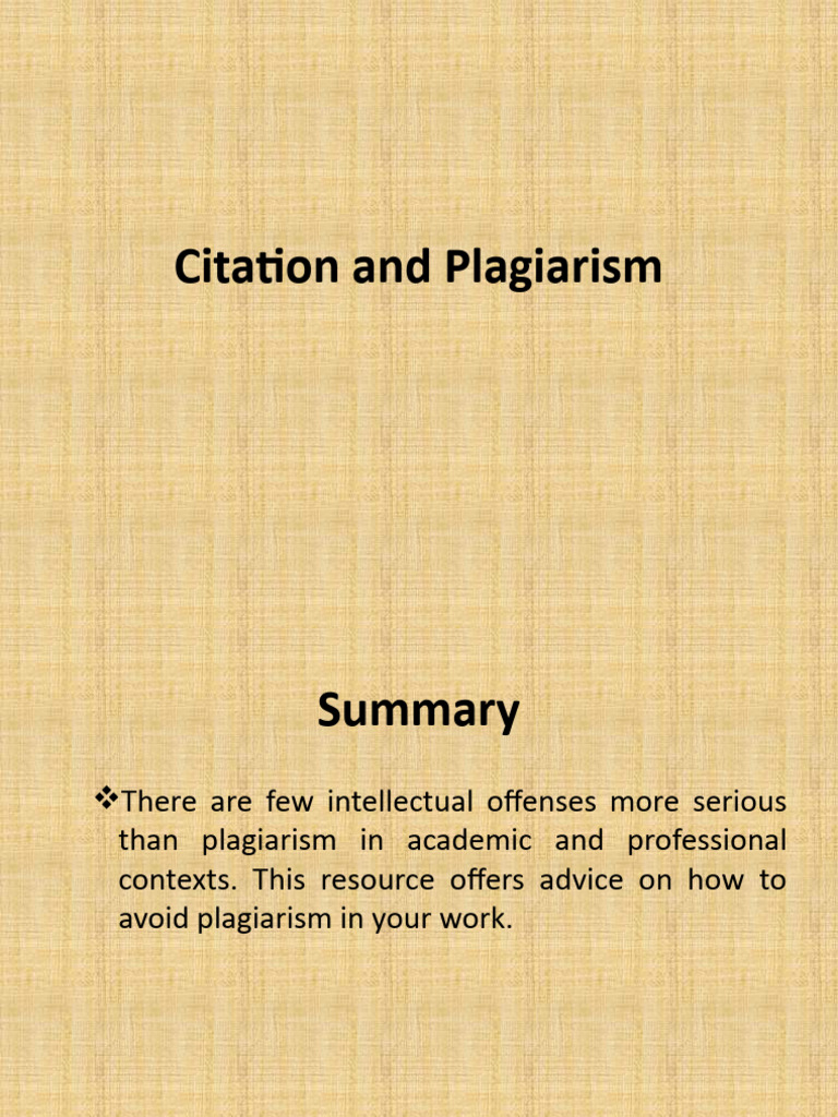 Citation Plagiarism | PDF | Plagiarism | Citation