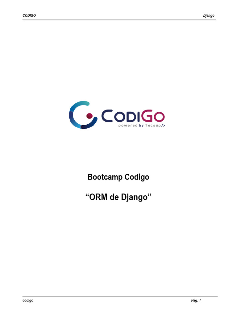 ORM Django | PDF | Python (lenguaje de programación) | Ingeniería de ... ORM Django | PDF | Python (lenguaje de programación) | Ingeniería de ...