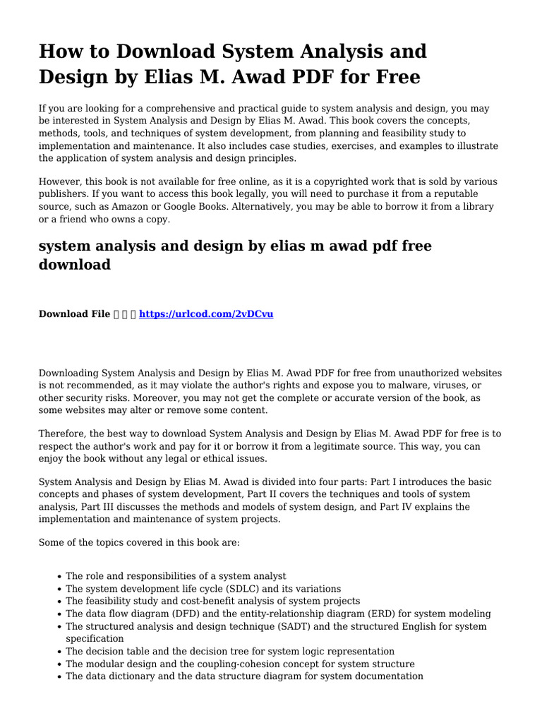 System Analysis and Design | PDF | Systems Theory | Systems Science