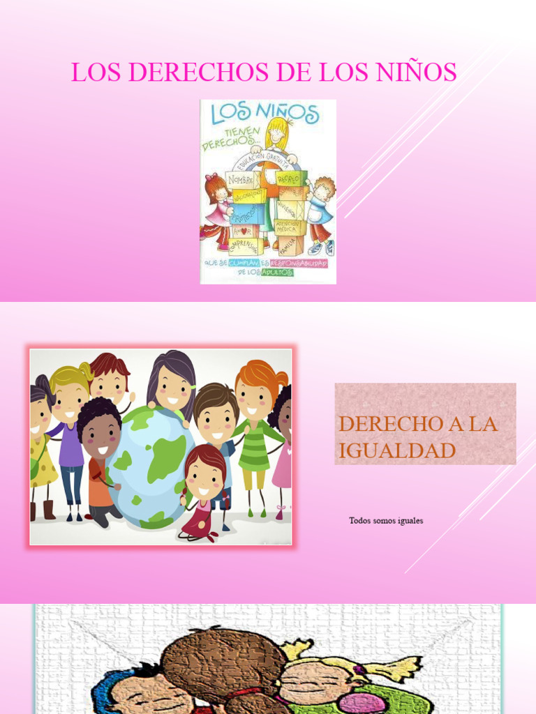 Los Derechos De Los Niños Pdf
