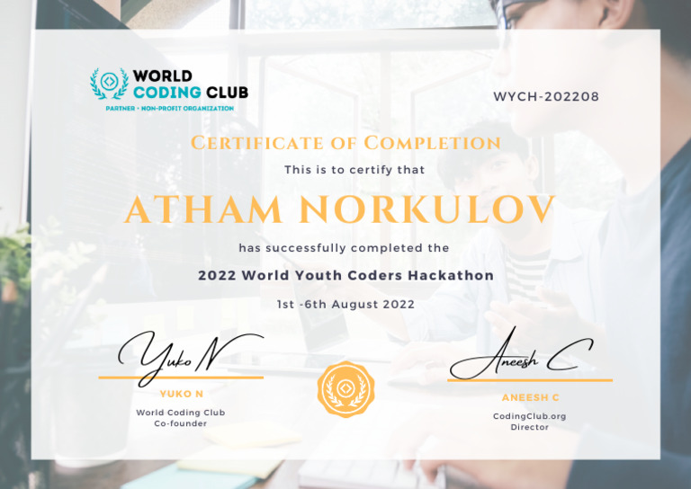 2022 World Youth Coders Hackathon | PDF