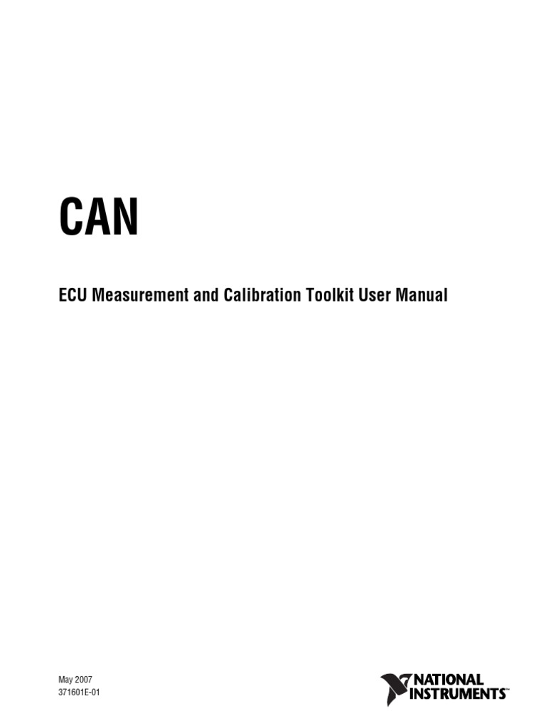 ECU Measurement and Calibration Toolkit User Manual | PDF