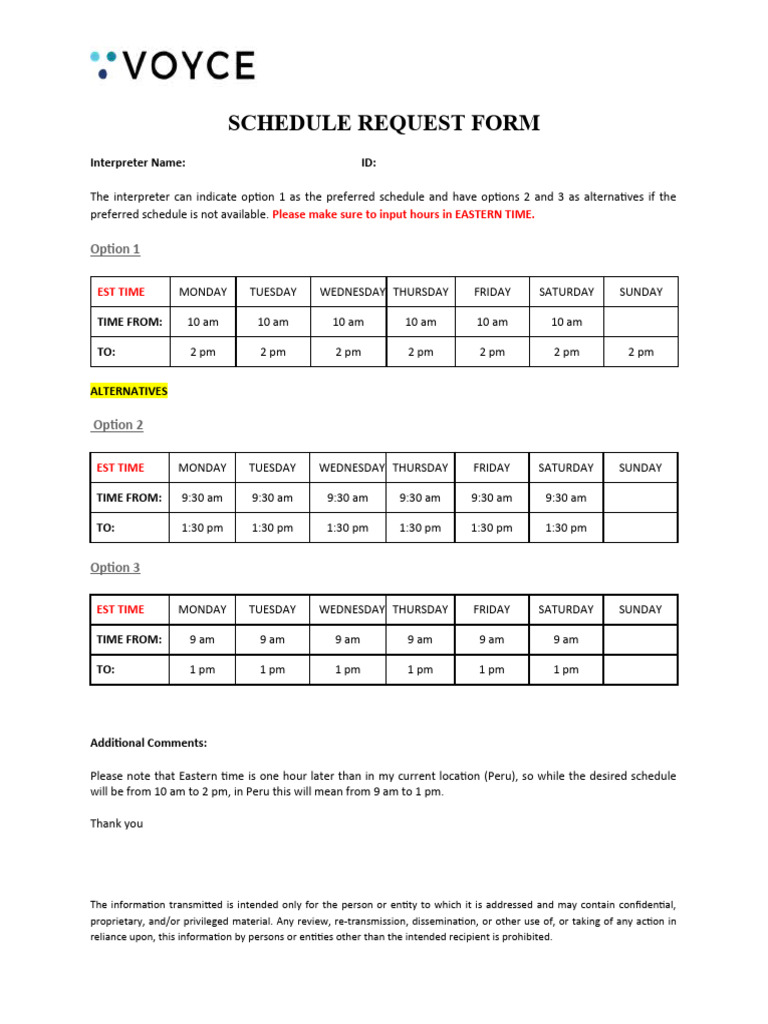 Schedule Form V | PDF