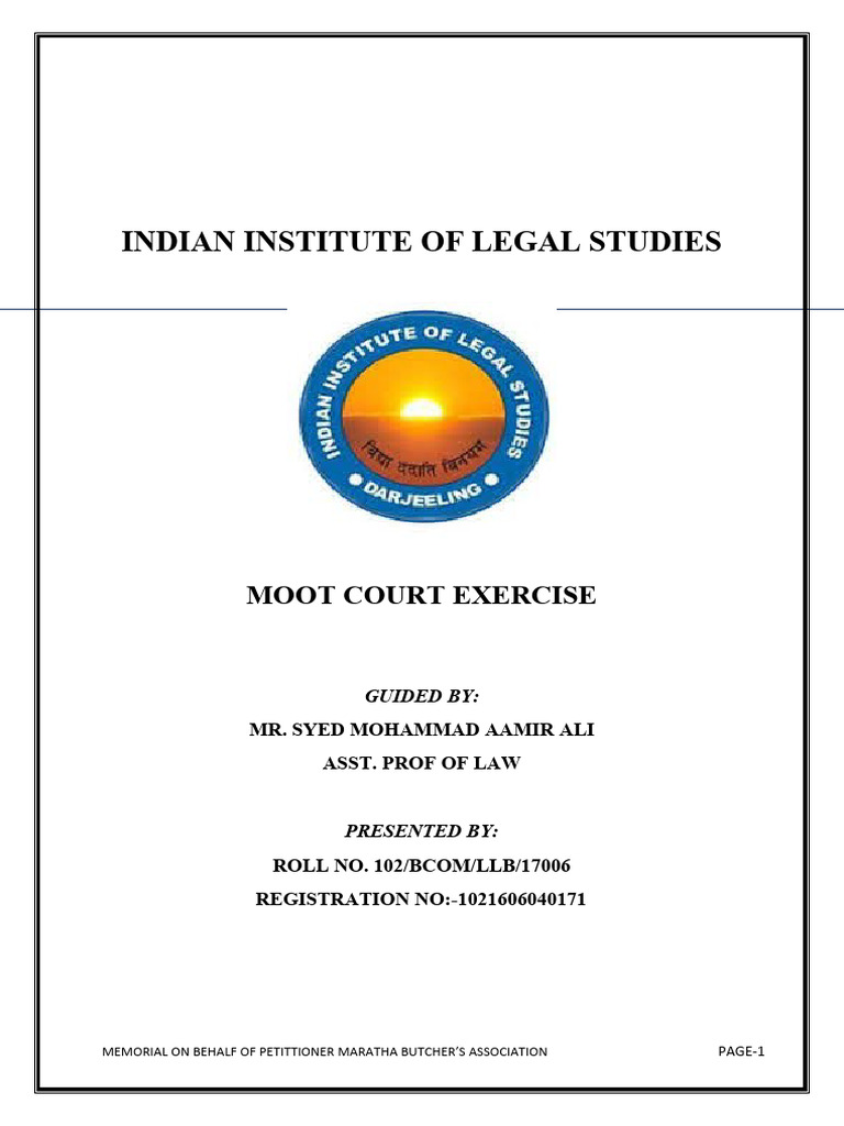 Maratha Butcher's Association Petition | PDF | Freedom Of Religion ...