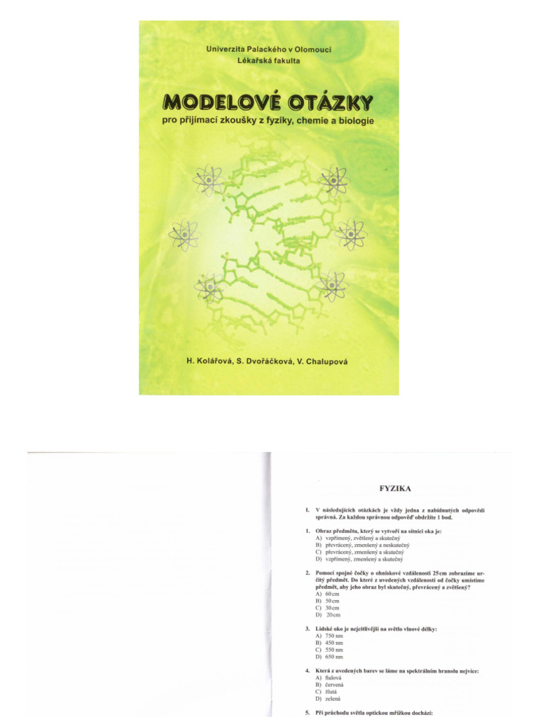 Modelove Otazky LF UP Olomouc | PDF