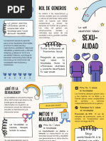Triptico Viviendo Mi Sexualidad | PDF | La sexualidad humana | Infección transmitida sexualmente