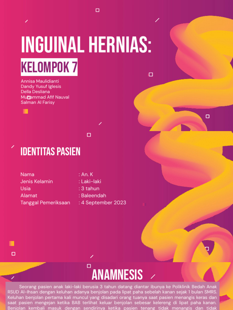 Inguinal Hernias - Kelompok 7 - 2021 | PDF