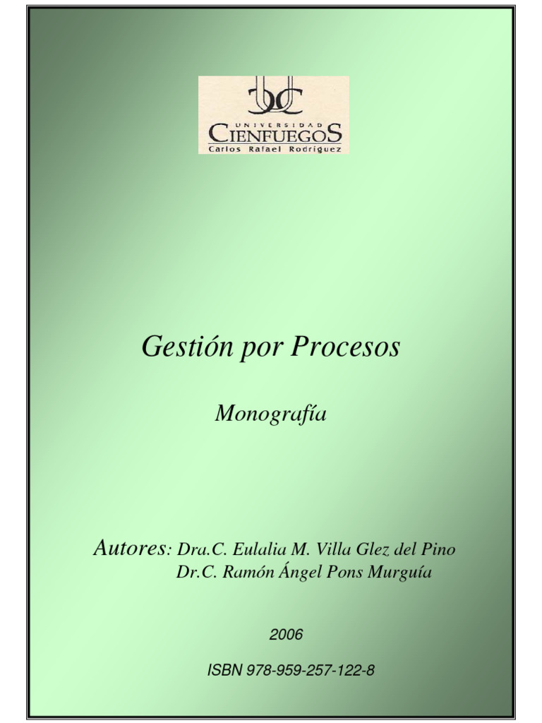 Monografía - Gestión Por Procesos | PDF